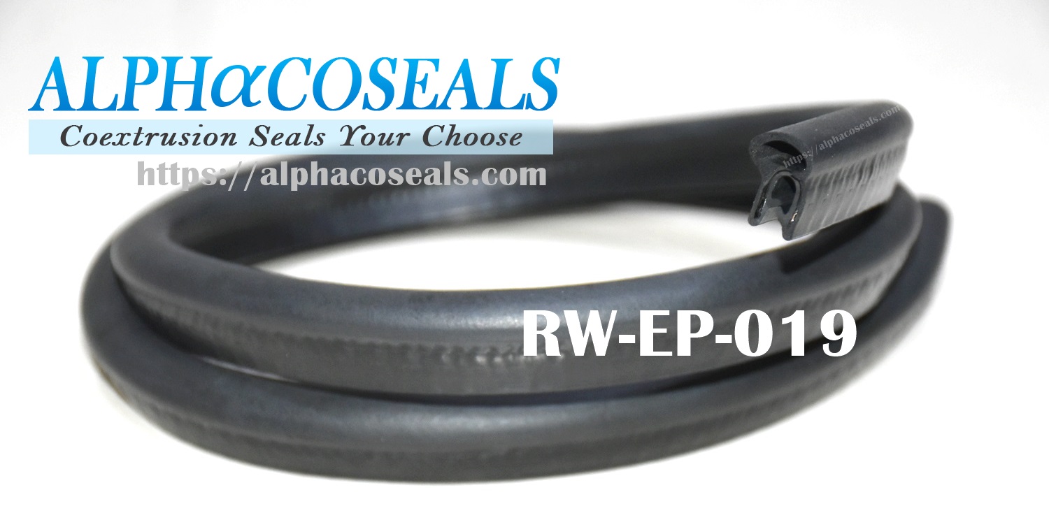 ซีลยางกระดูกงู RW-EP-019 | Co-Extruded Rubber & Plastic Profiles